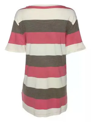 Marina Rinaldi Striped Sequin T-shirt