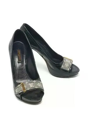 LOUIS VUITTON Idylle Buci Open-toe Pumps