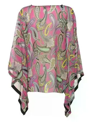 Etro Paisley-print Silk Blouse