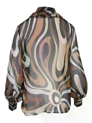 Emilio Pucci Marmo-print Blouse