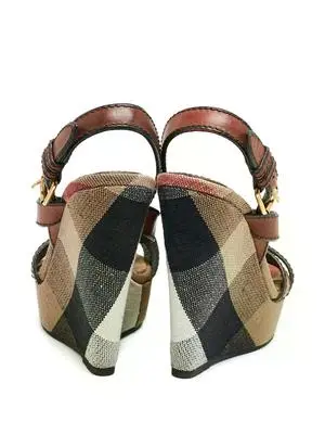 Burberry Check-pattern Sandals