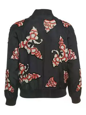 Alice + Olivia Embellished Bomber Jacket