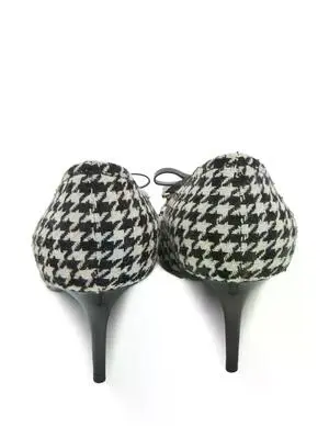 Dior Houndstooth Bow Pumps