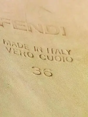 Fendi Platform Logo-pattern Pumps
