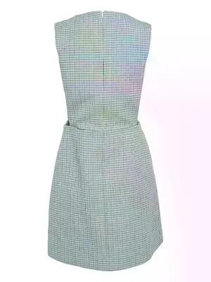 Maje Checked Mini Dress