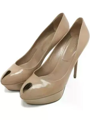 SERGIO ROSSI Peep-toe Platform Pumps