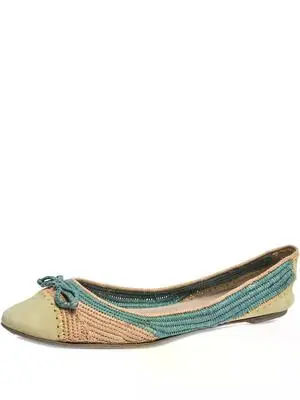 FERRAGAMO Leather Ballet Flats