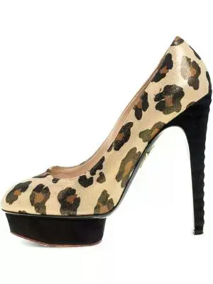 CHARLOTTE OLYMPIA Leopard Print Platform Pumps