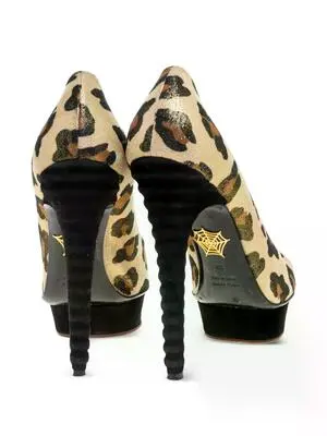 CHARLOTTE OLYMPIA Leopard Print Platform Pumps