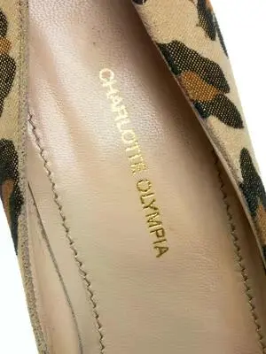 CHARLOTTE OLYMPIA Leopard Print Platform Pumps
