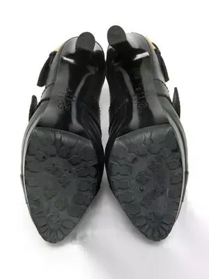 Alexander McQueen 145mm Eyelet Detail Buckled Boots