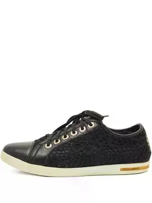 Dolce & Gabbana Lace And Leather Sneakers