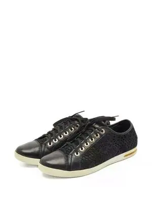 Dolce & Gabbana Lace And Leather Sneakers