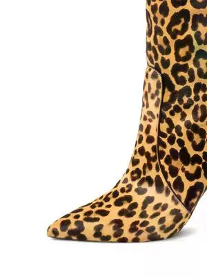 GIANVITO ROSSI 85mm Leopard-print Boots
