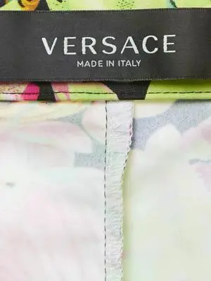 Versace Floral Print Leggings