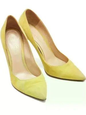GIANVITO ROSSI Suede Pumps - Yellow