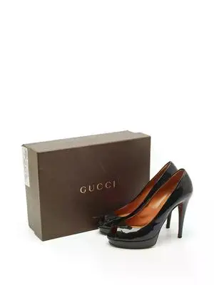 Gucci Patent Leather Pumps - Blue