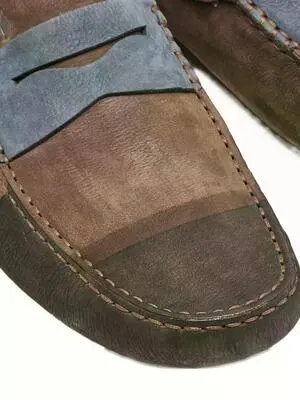 TOD'S Suede Leather Loafers - Brown