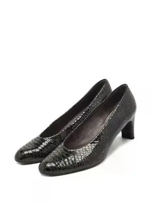 STUART WEITZMAN 95mm Embossed Leather Pumps