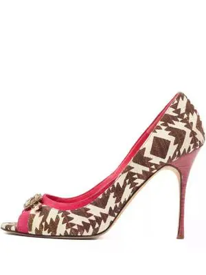 Manolo Blahnik Peep Toe Shoes For Women