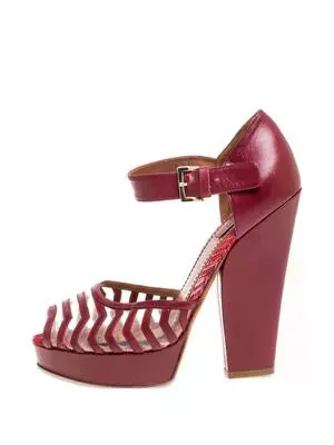 Missoni 145mm Platform Buckled Sandals