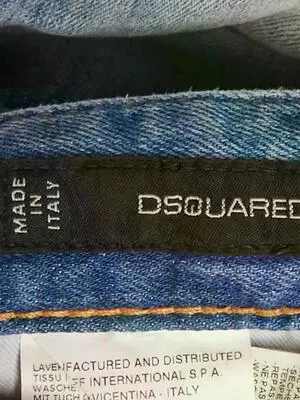 Dsquared2 Distressed Patch Trousers