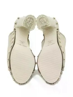 JIMMY CHOO Suede Heeled Sandals