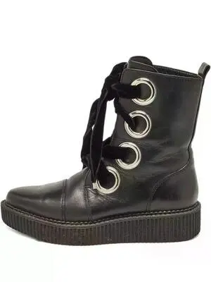 Marc Jacobs Eyelet Detail Ankle Boots