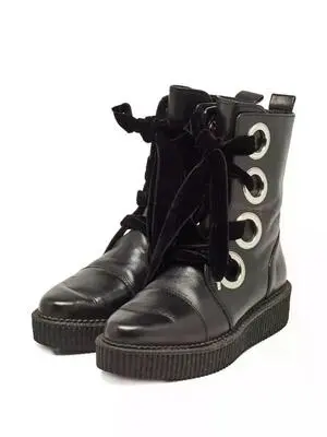 Marc Jacobs Eyelet Detail Ankle Boots