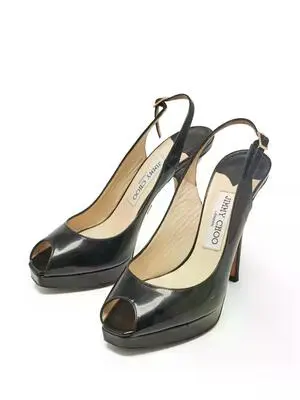 JIMMY CHOO 120mm Leather Heeled Sandals