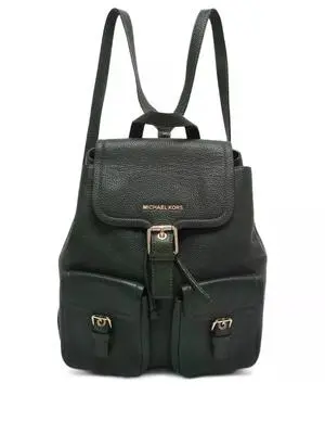 Michael Kors Flap Leather Backpack