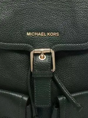 Michael Kors Flap Leather Backpack