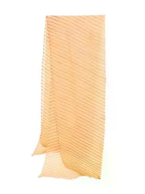 Colombo Pleated Scarf - Orange