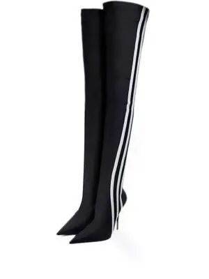 Balenciaga X Adidas Knife Over-the-knee Boots - Black