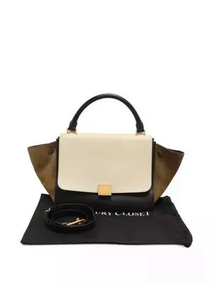 Celine Suede Leather Trapeze Bag