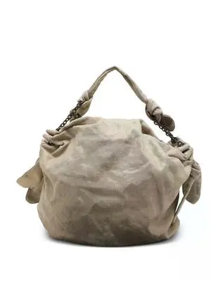 Stella McCartney Jute Hobo With Bow Detail