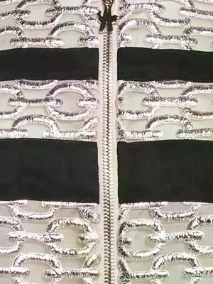 Moncler Chain-link Sleeveless Dress