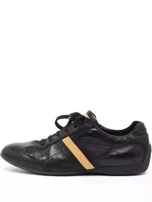 LOUIS VUITTON Leather Lace-up Sneakers
