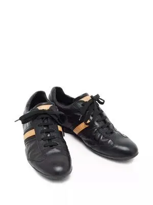 LOUIS VUITTON Leather Lace-up Sneakers