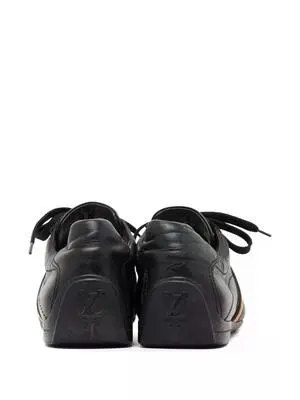 LOUIS VUITTON Leather Lace-up Sneakers