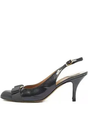 FERRAGAMO Signature Bow Slingback Pumps