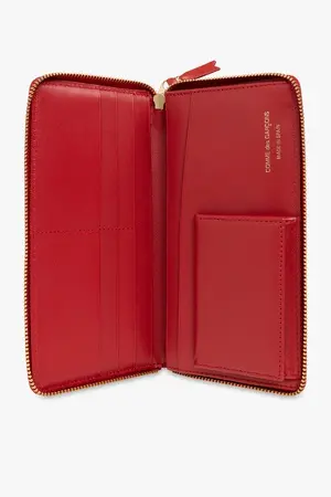 Comme Des Garçons Zip-around Leather Wallet