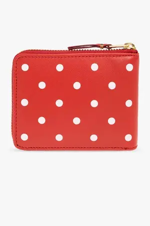 Comme Des Garçons Leather Wallet - Red