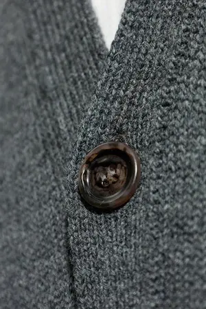 MAISON MARGIELA Cardigan With Shirt Elements