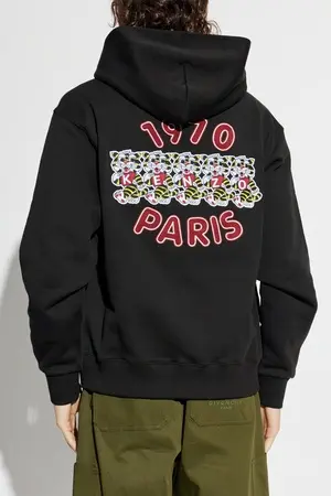 Kenzo Cotton Sweatshirt - Black