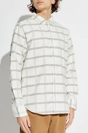 Rag & Bone Checked Pattern Shirt - White
