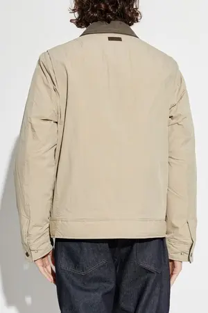 Rag & Bone Jacket With Corduroy Collar - Cream
