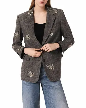 Maje Embroidered Outerwear For Women