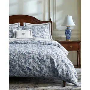PETITE PLUME Timeless Toile Percale Duvet Set, Twin - White