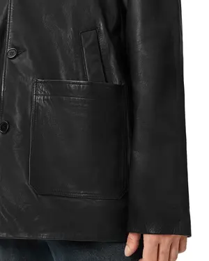 ALLSAINTS Toulouse Leather Coat